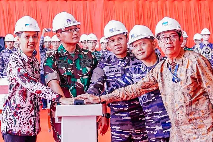 Menuju Kemandirian Industri Pertahanan, PT PAL Gelar Ceremony Keel ...