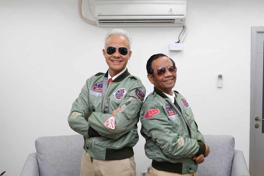 Ganjar Pranowo dan Mahfud MD Tampil ala Top Gun dalam Debat Pilpres ...